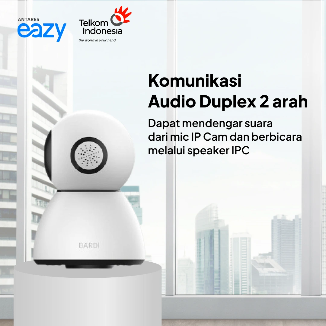 BARDI Smart IP Camera PTZ Indoor Harga Terbaik 2024 - bardi | Antares Eazy